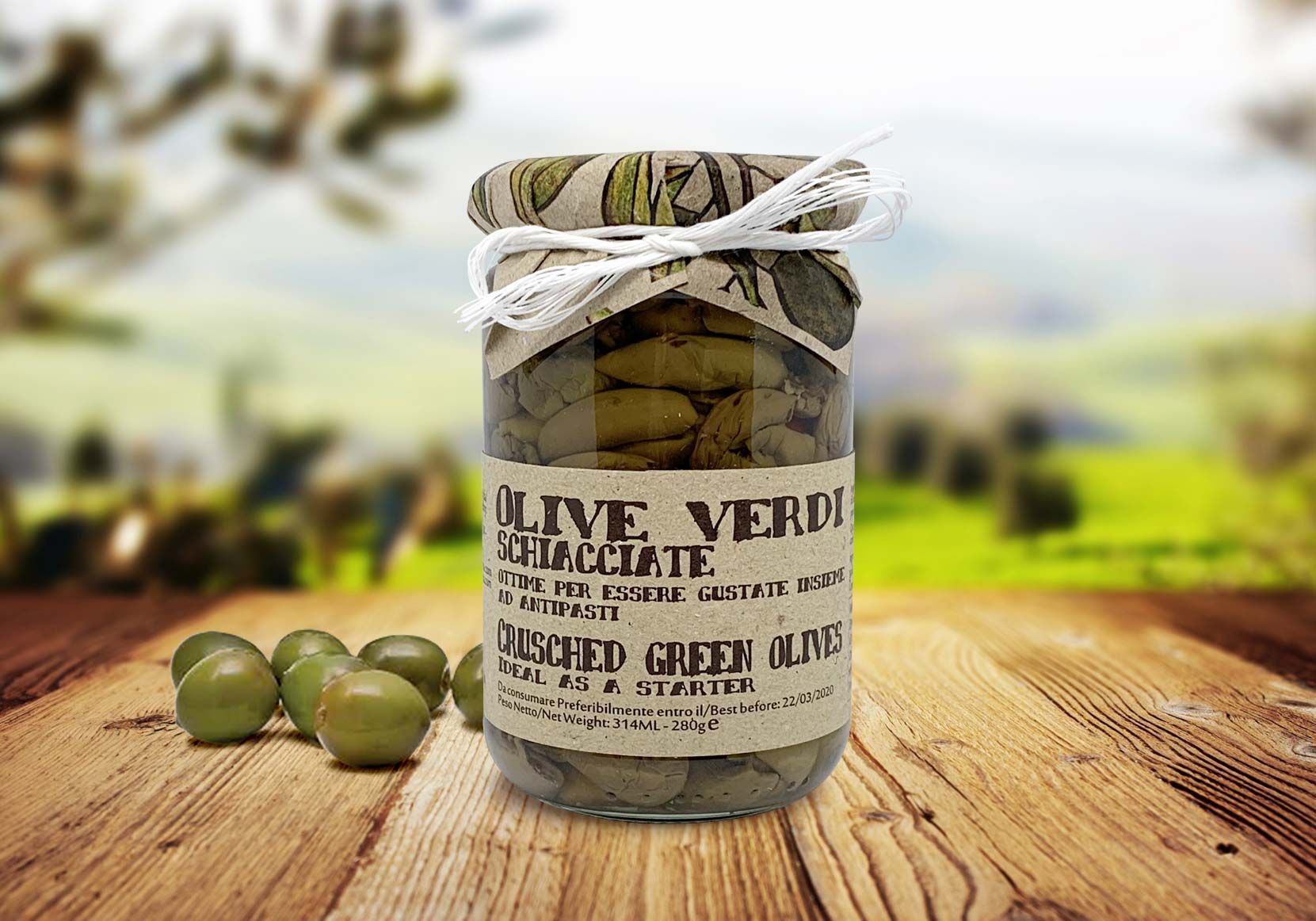 Crushed green olives – Caruso's Food